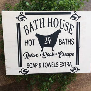 Bathroom Signs/ Farmhouse Signs/ Farmhouse Decor/ Bathroom Decor ...