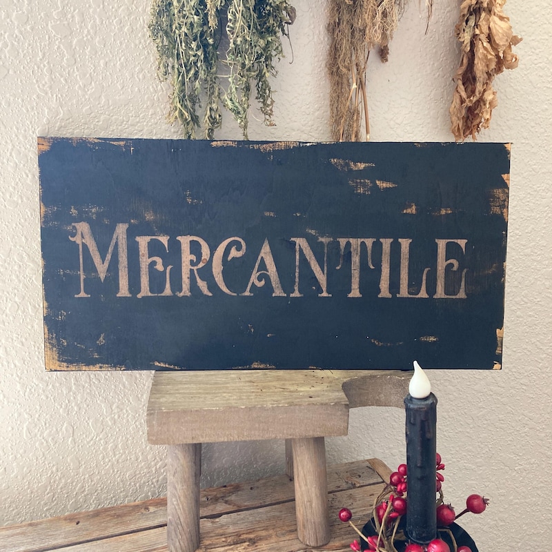 Mercantile Sign - Etsy
