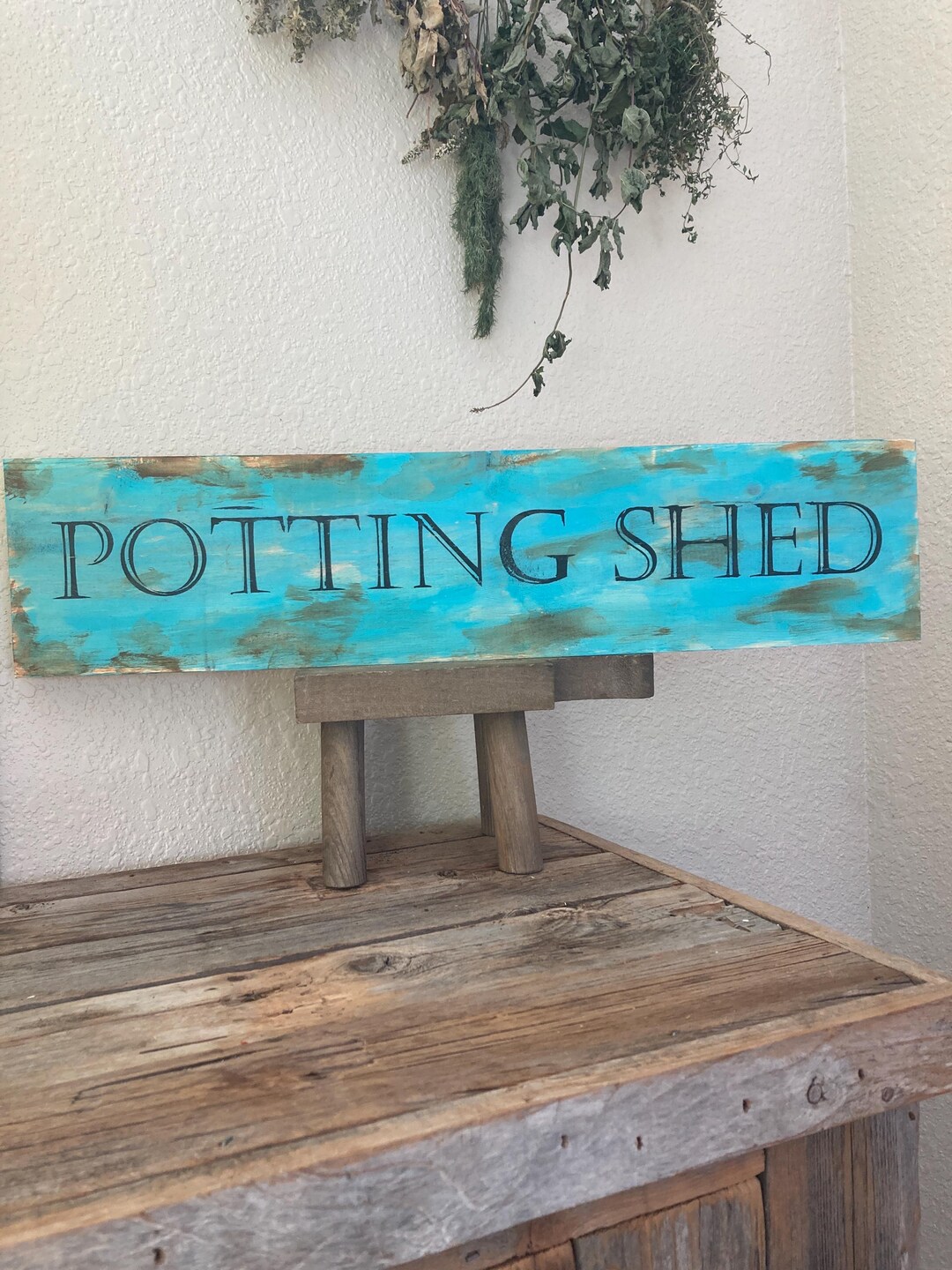 Potting Shed Sign Spring Sign/ Garden Sign/ Potting Sign Dining Room ...