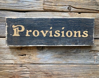 Dry Goods Primitive Sign Vintage Decor, Primitive Decor Rustic Sign ...