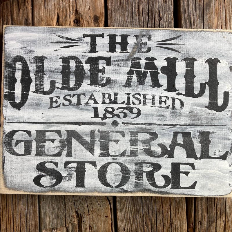 General Store Sign - Etsy