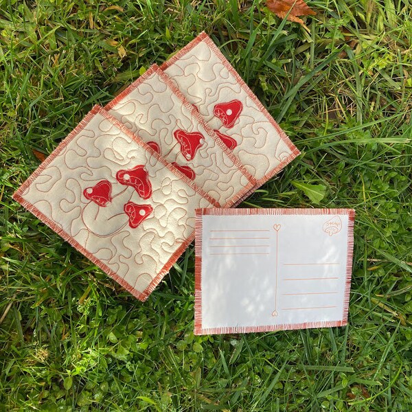 Quilted Postcard - Etsy