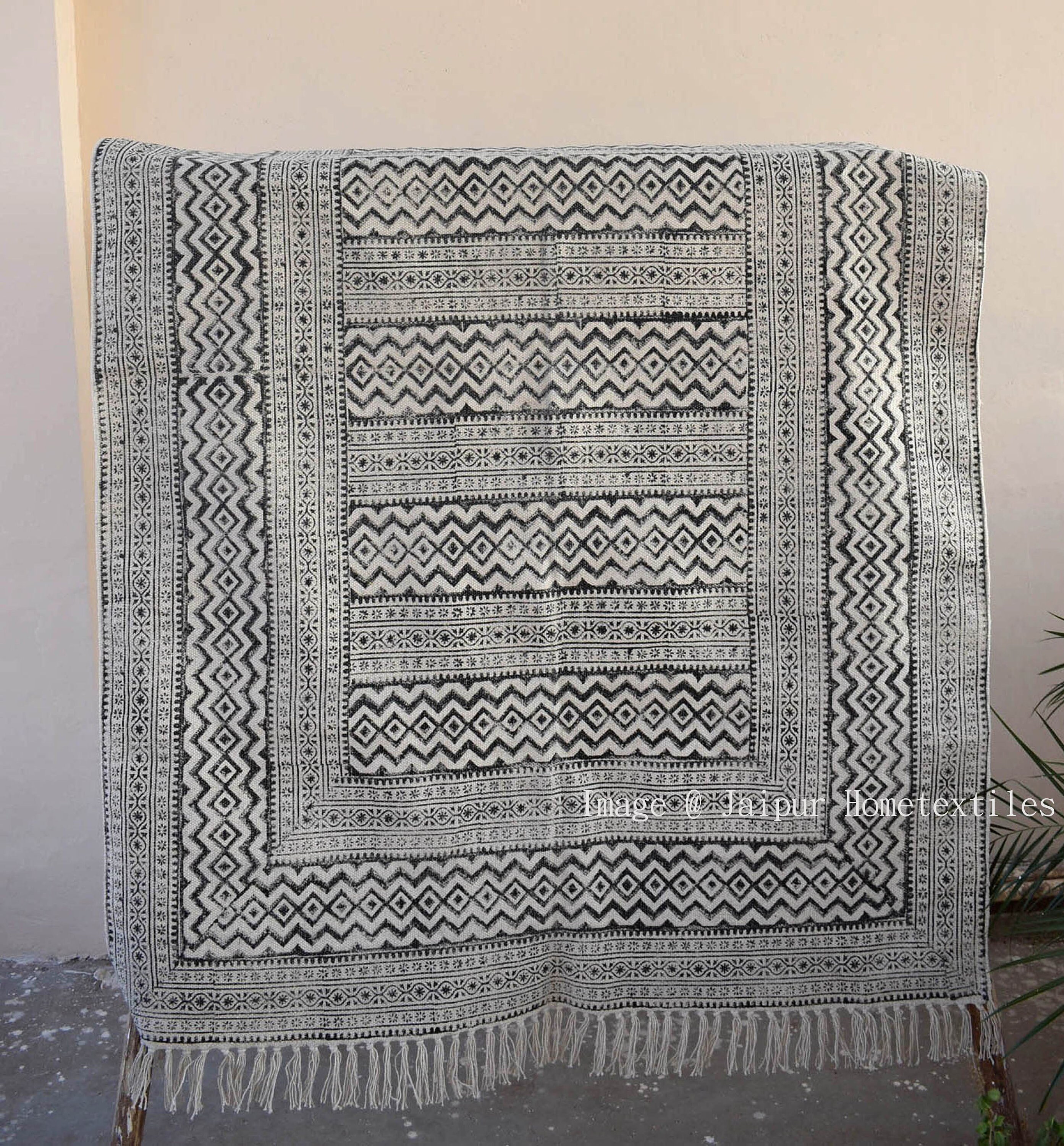 Large Indian Rugs Cotton Rug, Woven Rug, Area Rugs for Sale, Decor Rug ...