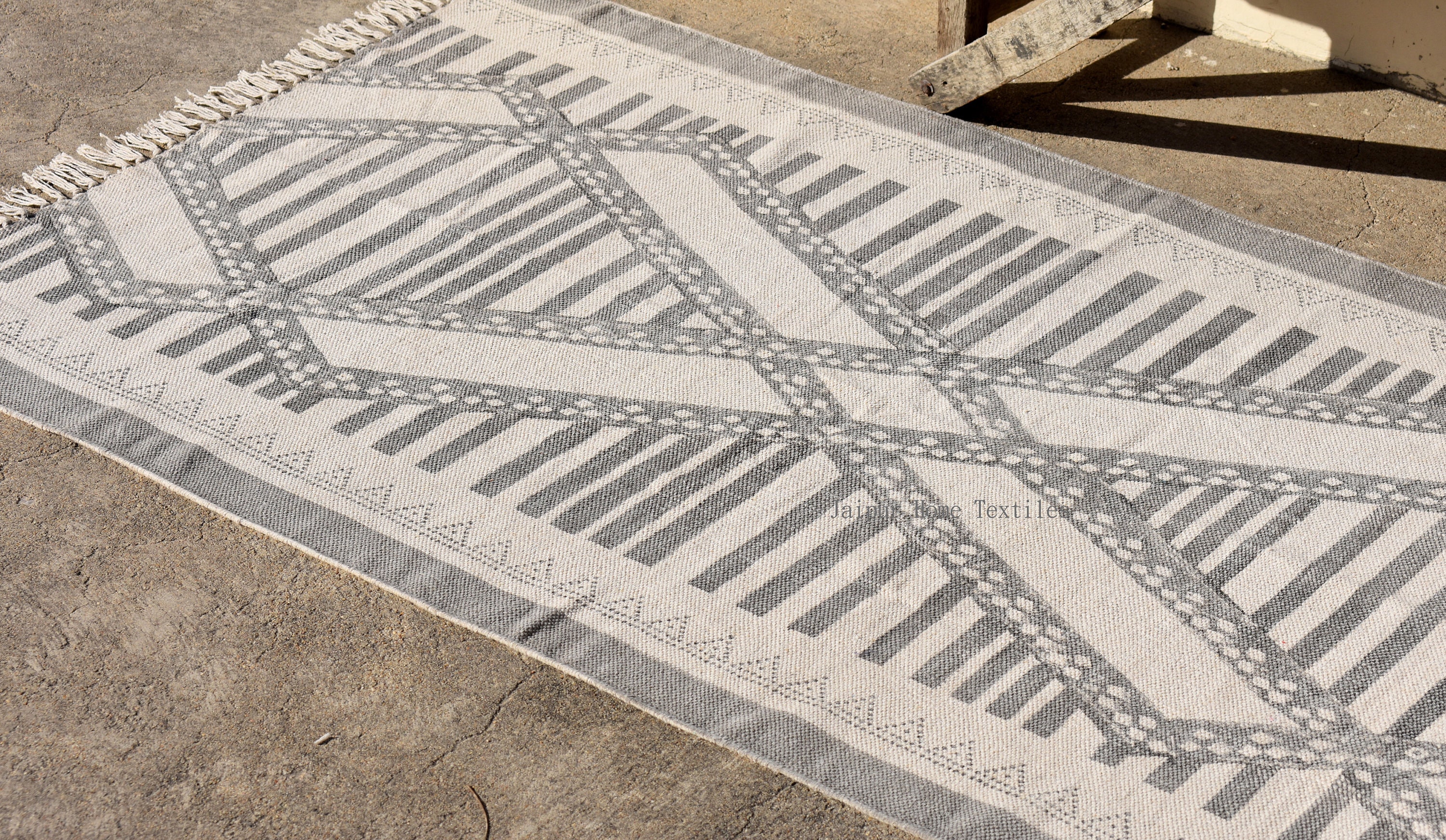 Large 8x10 ftIndian rugs cotton rug woven rug area rugs | Etsy