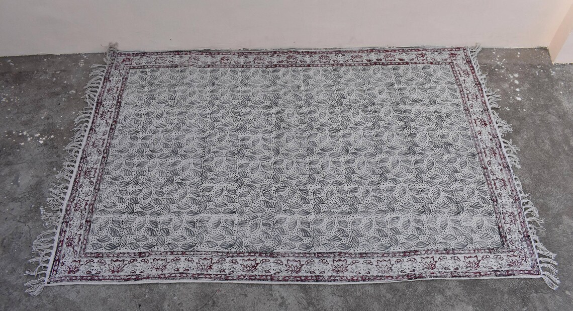 Large Indian Rugs Cotton Rug Woven Rug Area Rugs for Sale - Etsy