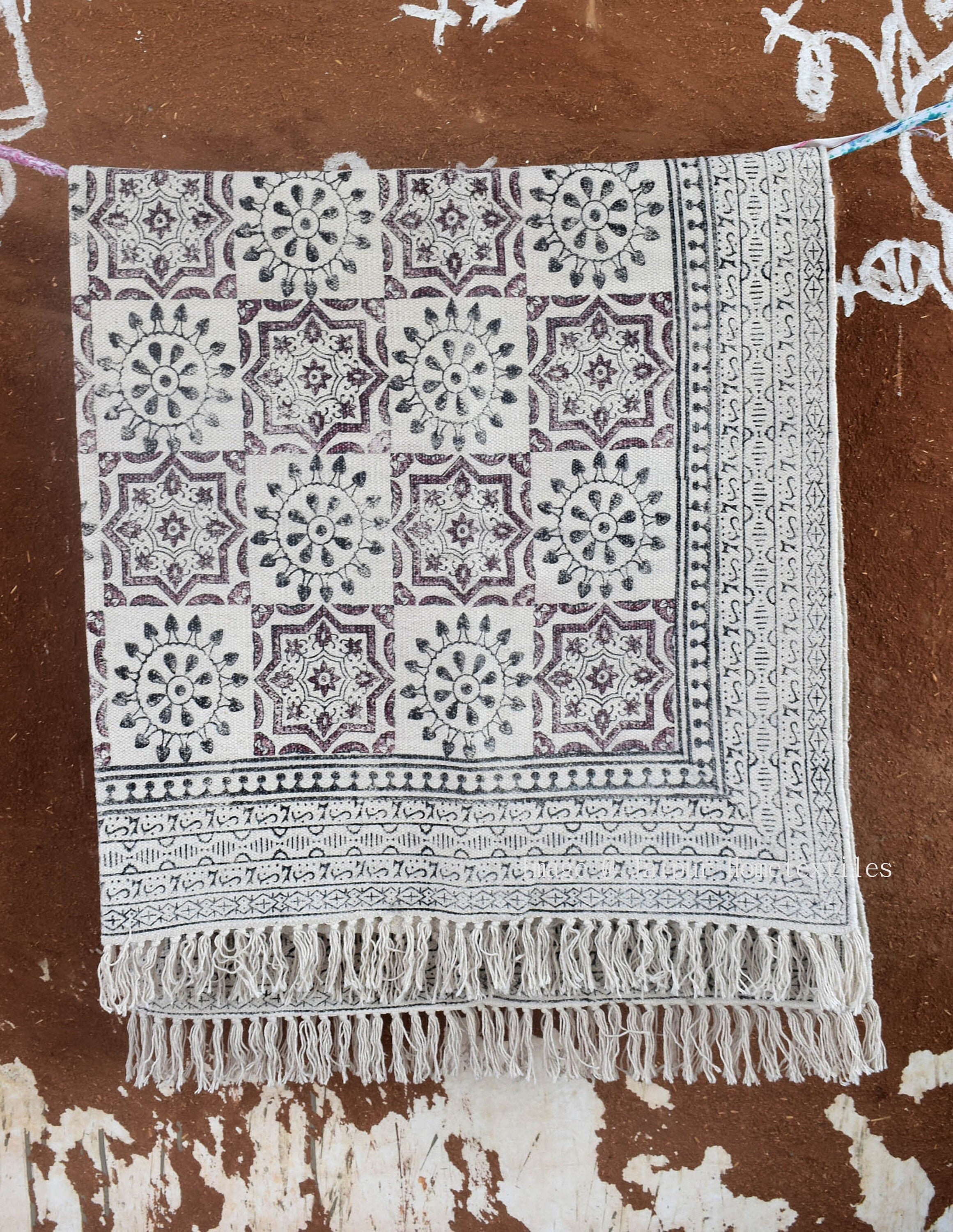 3x5ft Indian rugs cotton rug woven rug area rugs for sale | Etsy