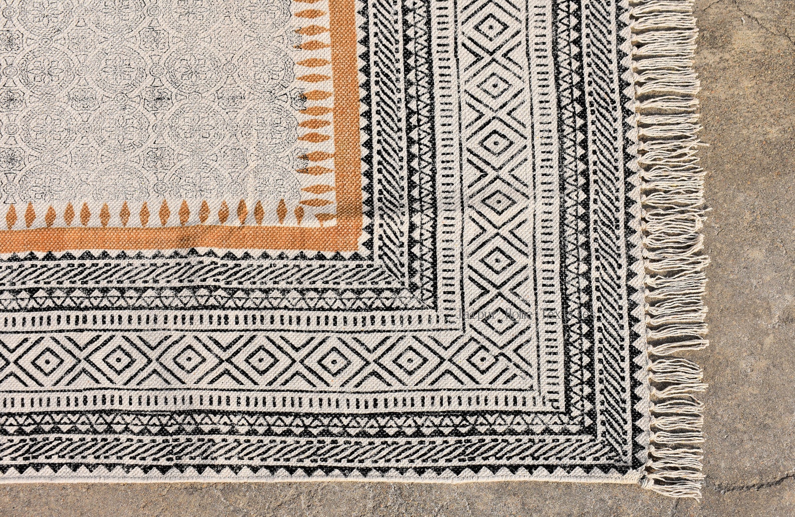 5x8 Feet Indian Rugs Cotton Rug Woven Rug Area Rugs for - Etsy