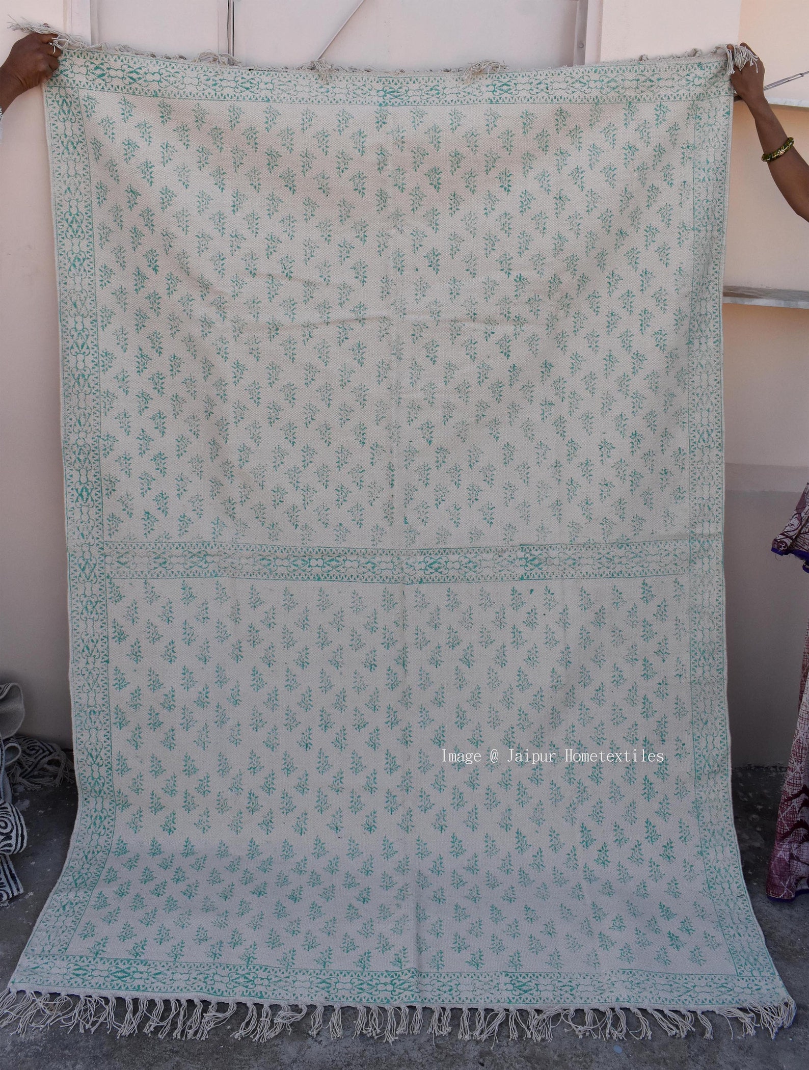 Large Indian Rugs Cotton Rug Woven Rug Area Rugs for Sale - Etsy