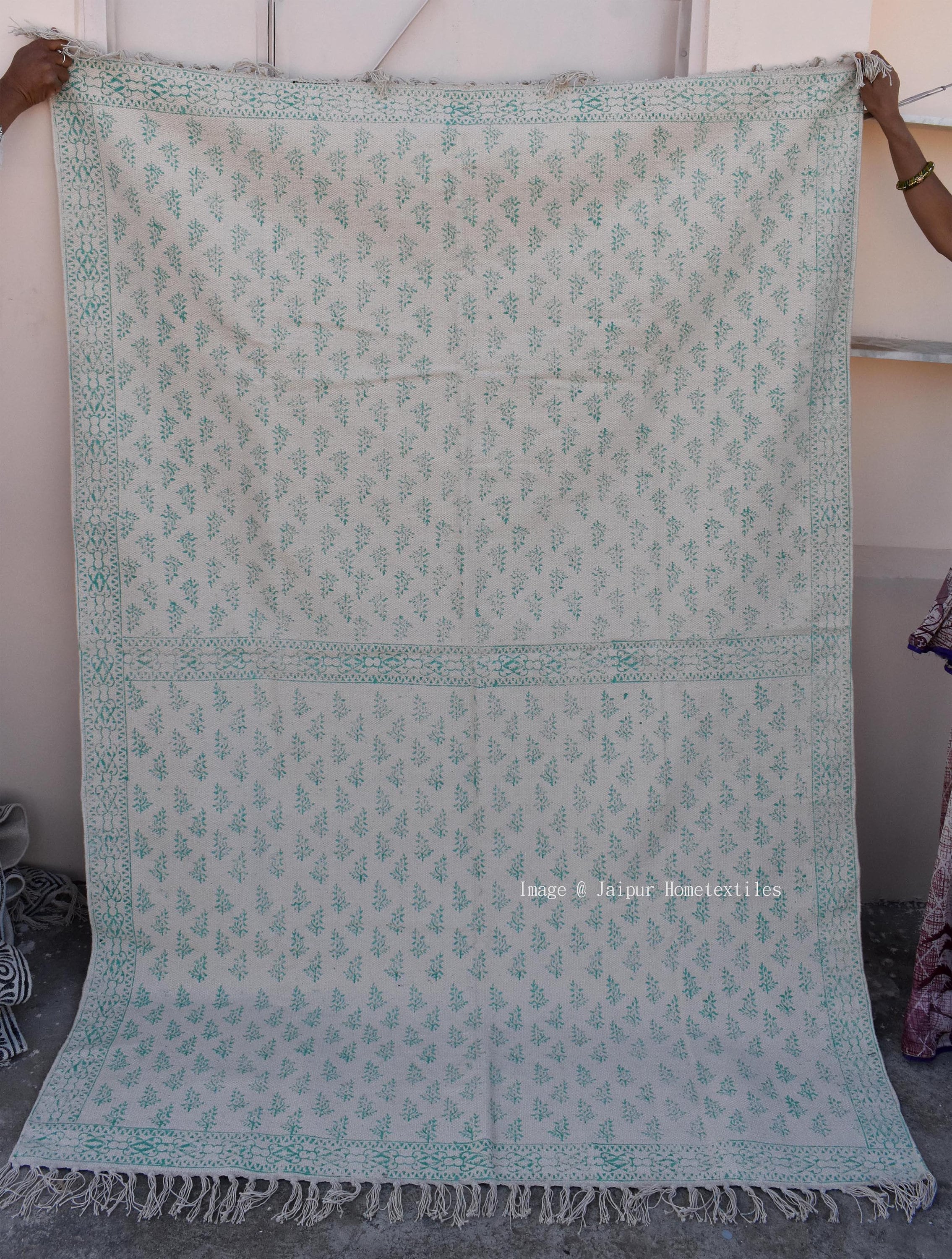 Large Indian Rugs Cotton Rug Woven Rug Area Rugs for Sale - Etsy