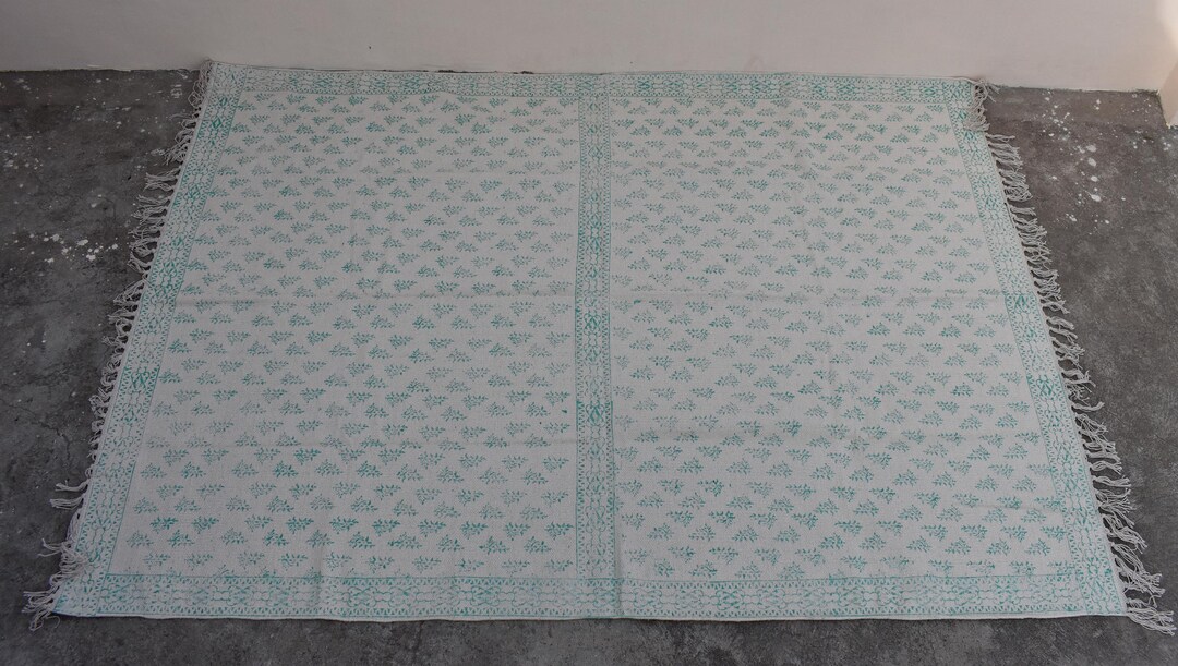 5x8 Feet Indian Rugs Cotton Rug, Woven Rug, Area Rugs for Sale, Decor ...