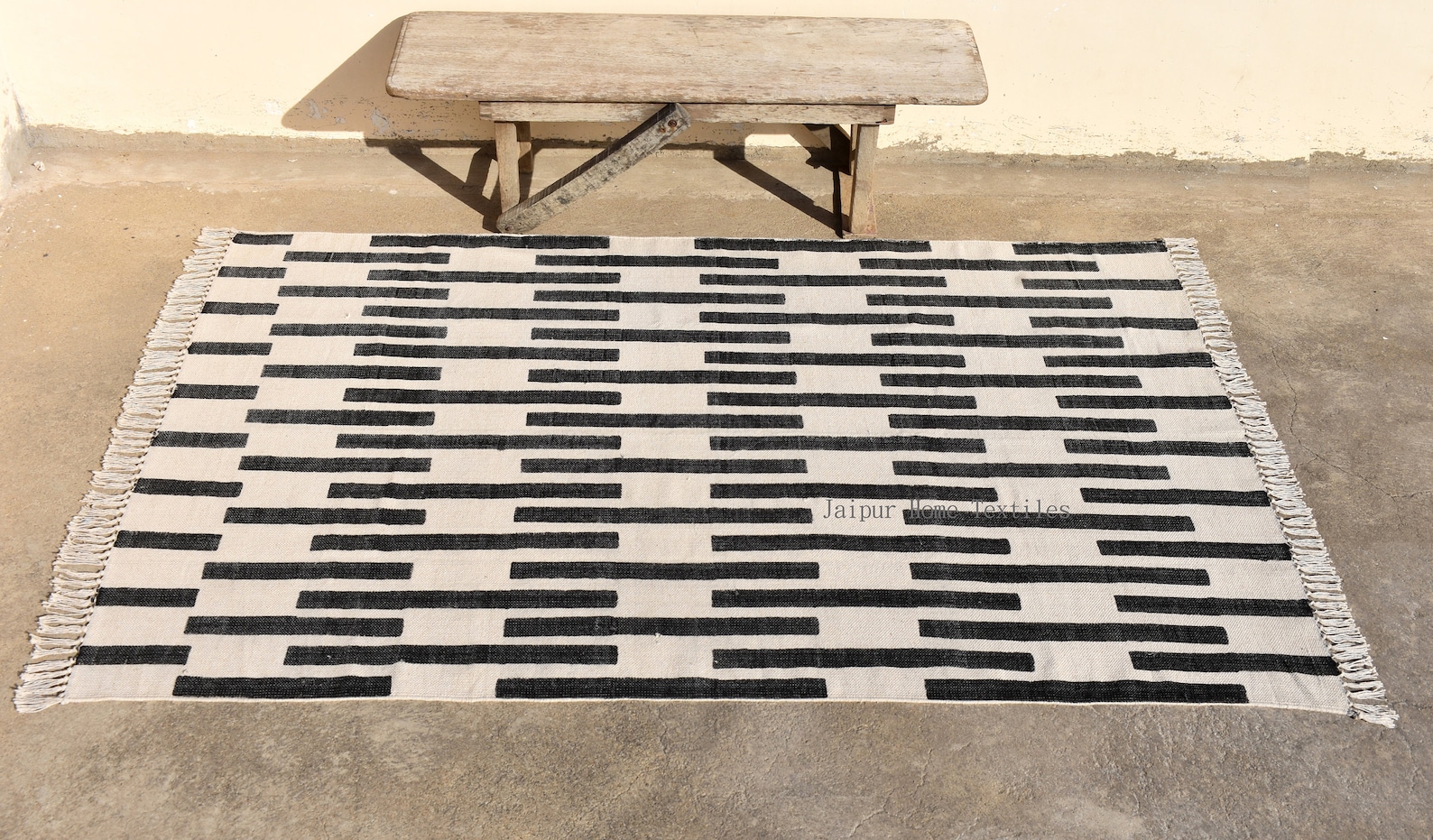 12x16 Feet Indian Rugs Cotton Rug Woven Rug Area Rugs for | Etsy