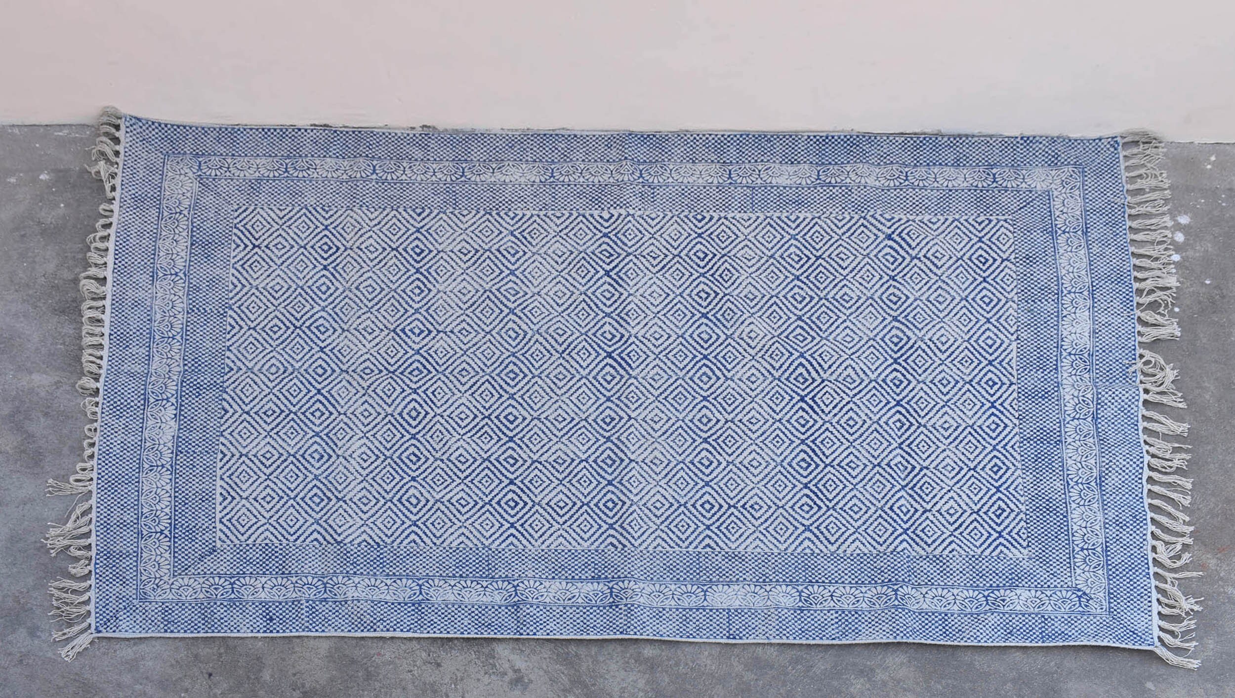 3x5ft Indian Rugs Cotton Rug Woven Rug Area Rugs for Sale - Etsy