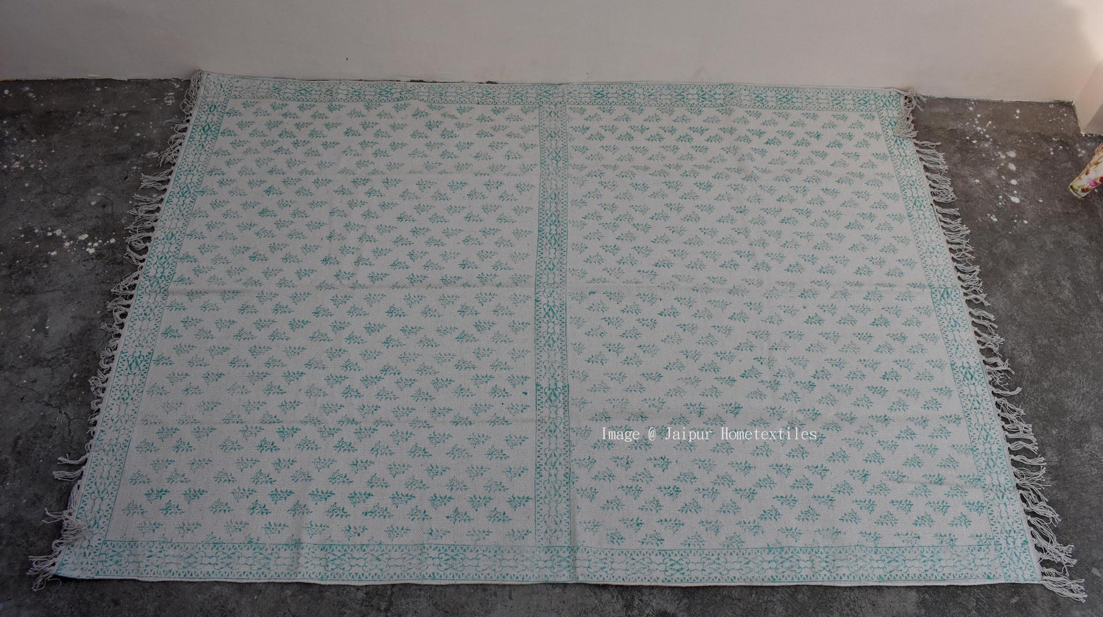 Large Indian Rugs Cotton Rug Woven Rug Area Rugs for Sale - Etsy