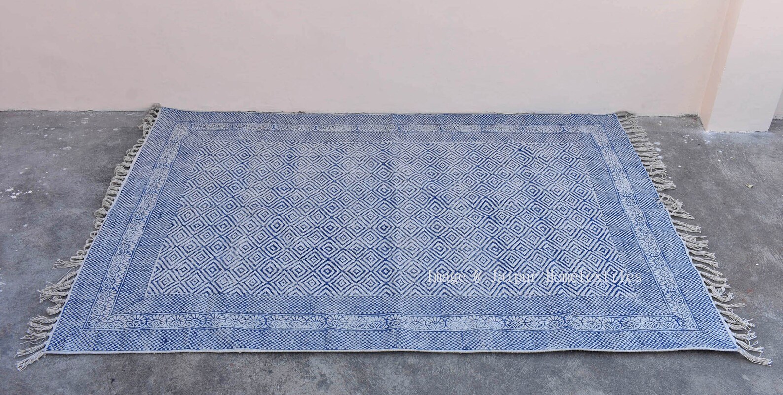 5x8 Feet Indian Rugs Cotton Rug Woven Rug Area Rugs for - Etsy