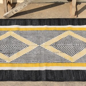 5x8 Feet Indian Rugs Cotton Rug Woven Rug Area Rugs for - Etsy