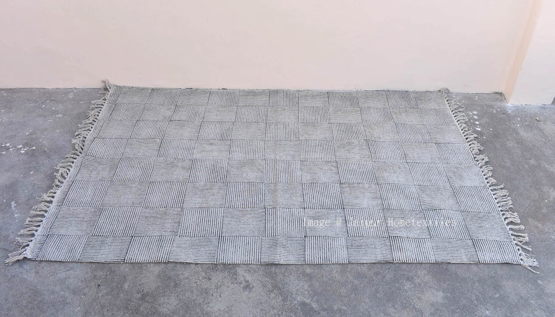 Square Cotton Rug Woven Rug Area Rugs for Sale Decor Rug - Etsy