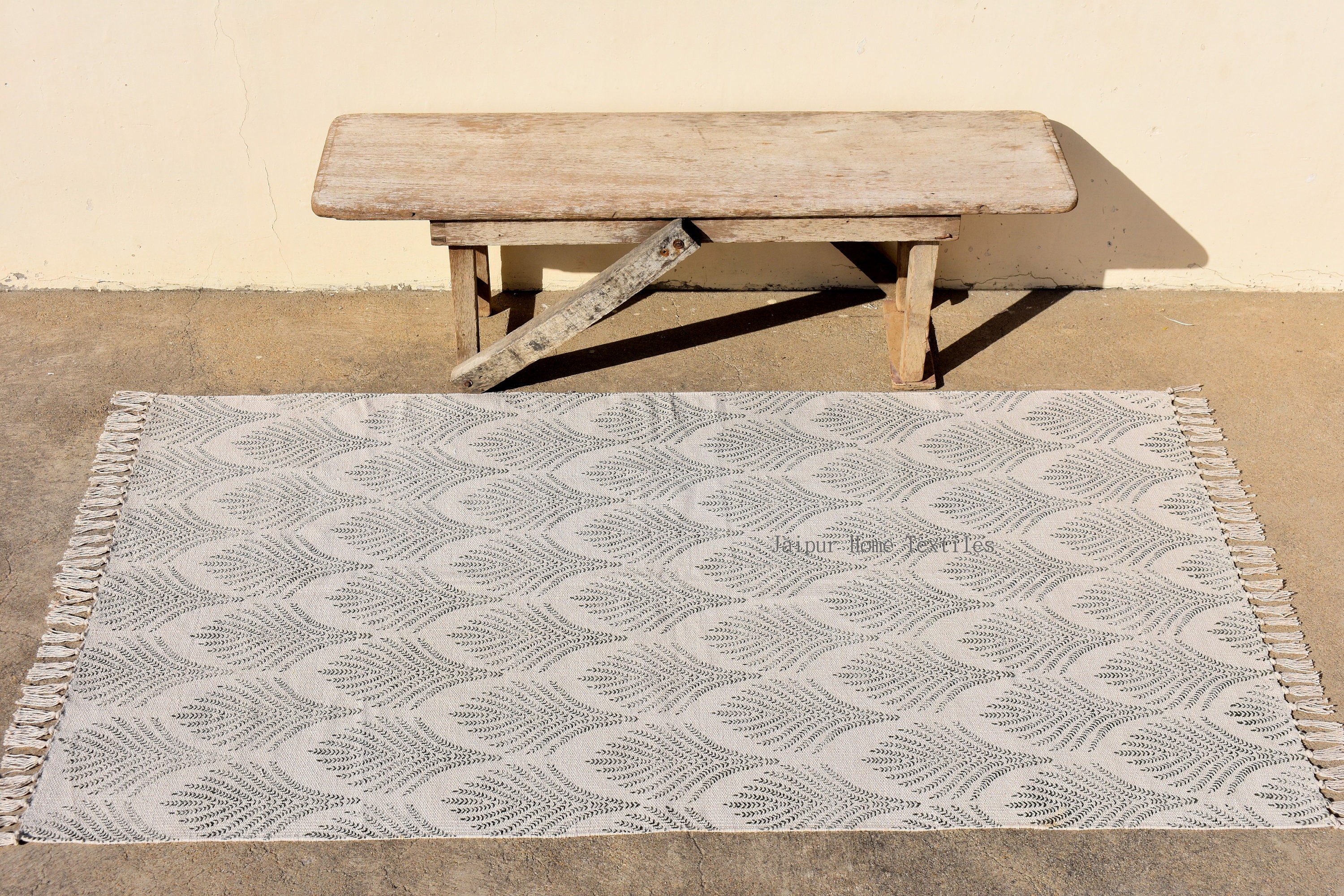 Large 8x10 Ftindian Rugs Cotton Rug Woven Rug Area Rugs - Etsy