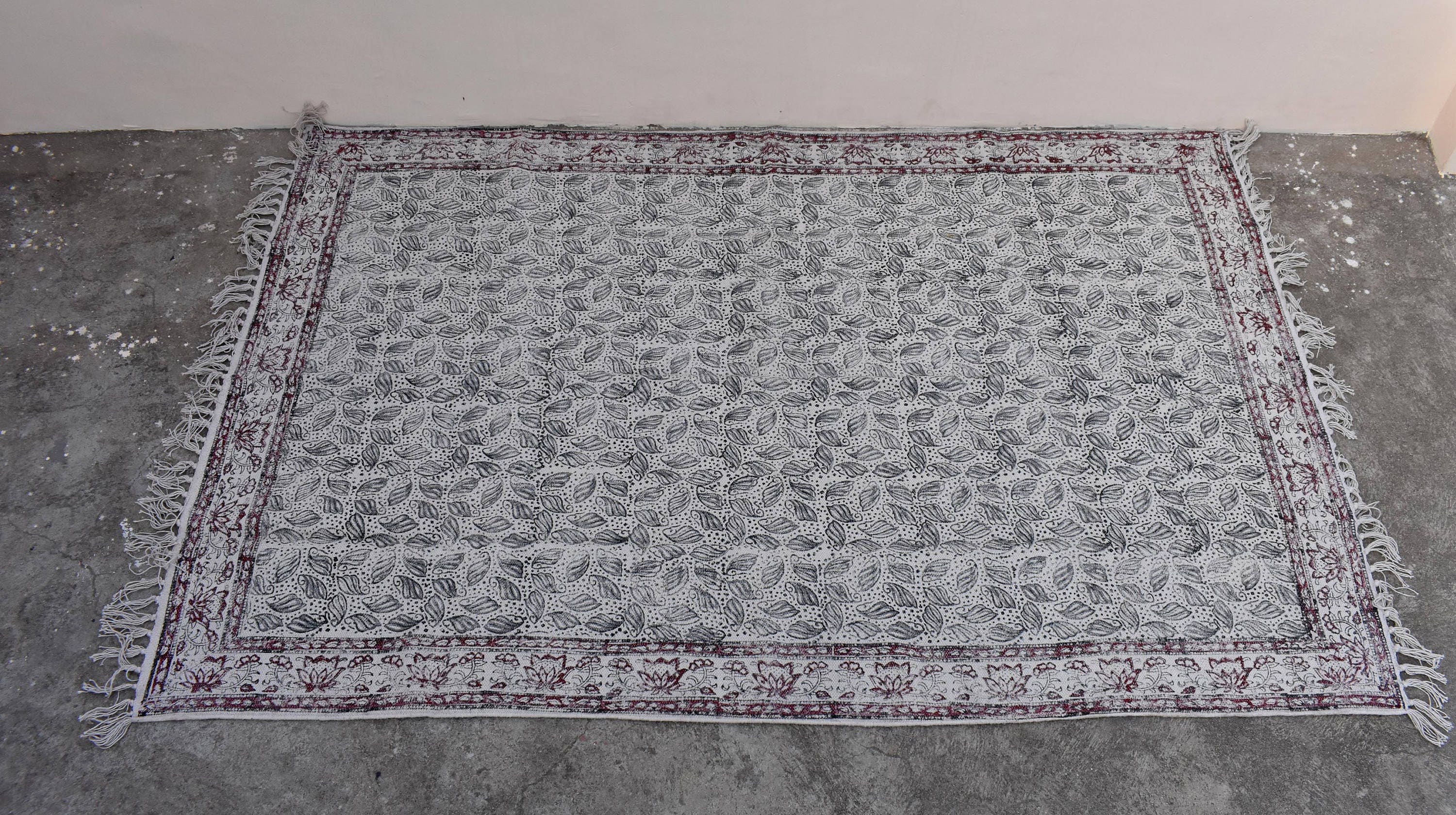 Large Indian rugs cotton rug woven rug area rugs for sale | Etsy