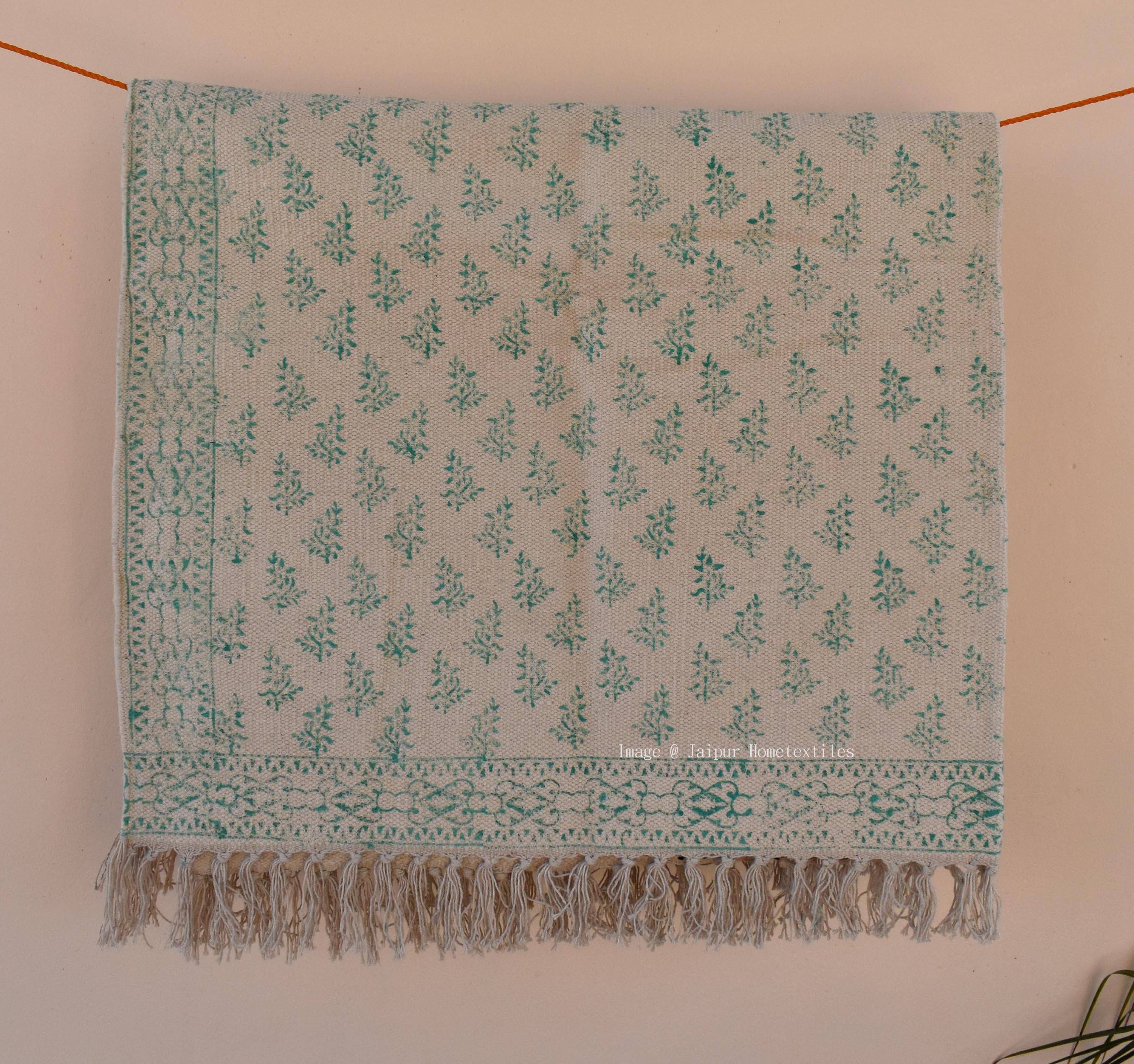 Large Indian rugs cotton rug woven rug area rugs for sale | Etsy