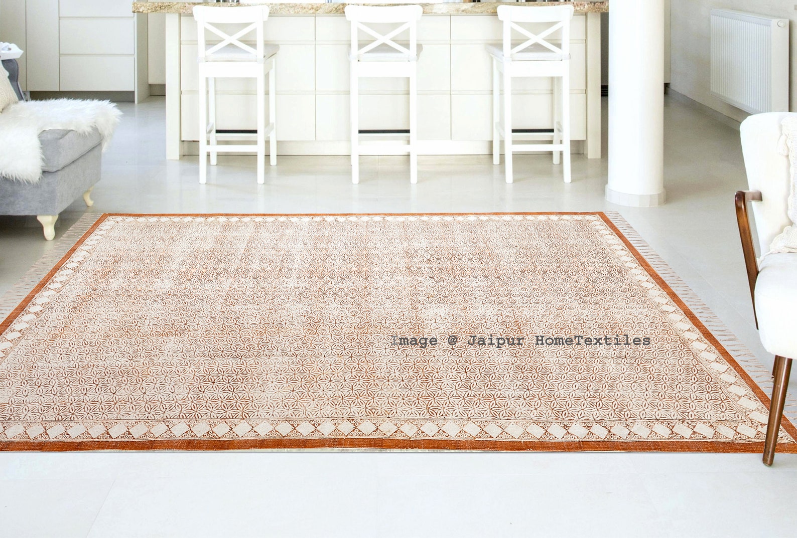 3x5ft Indian Rugs Cotton Rug, Woven Rug, Area Rugs for Sale, Decor Rug ...