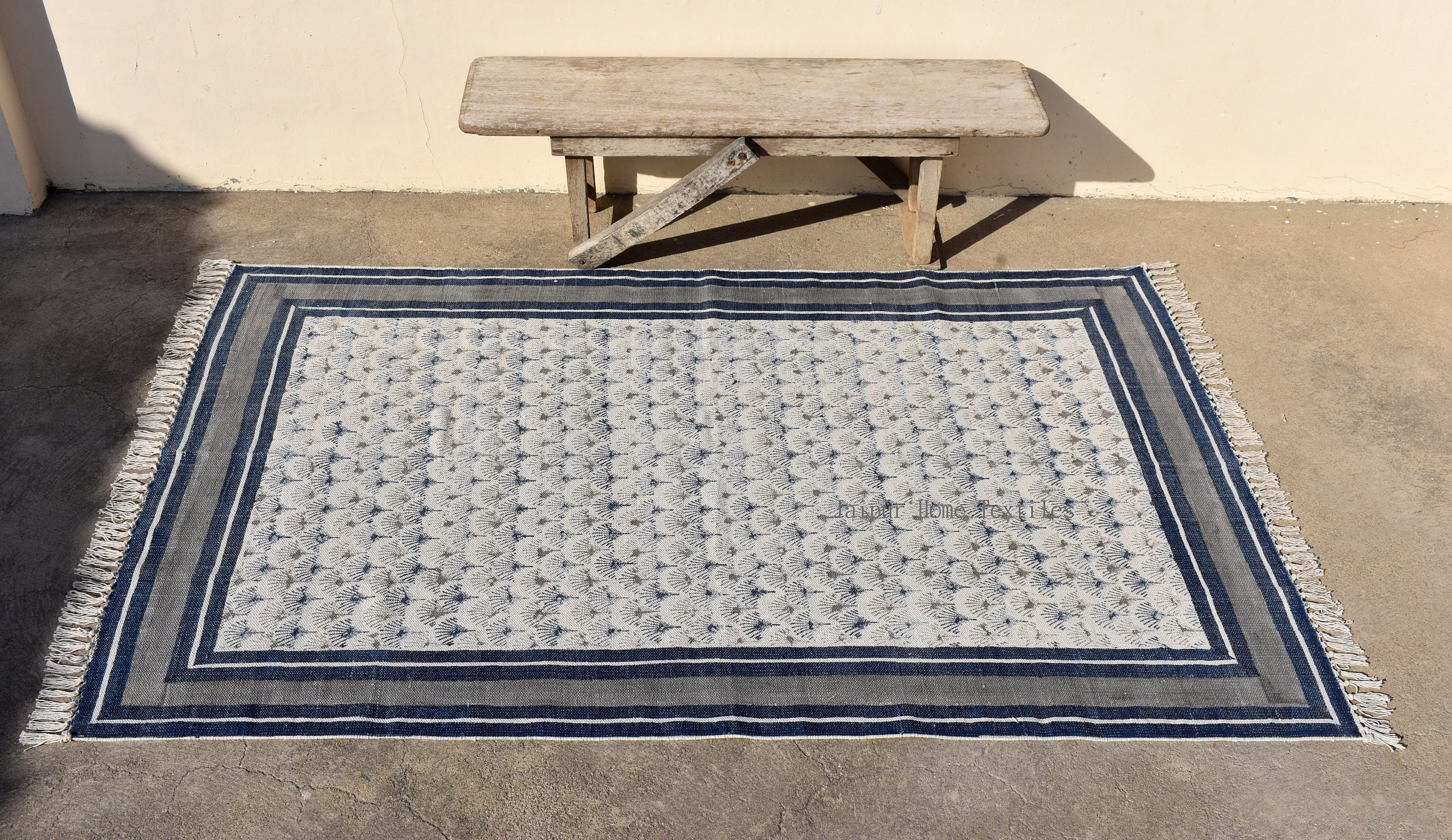 3x5ft Indian rugs cotton rug woven rug area rugs for sale | Etsy