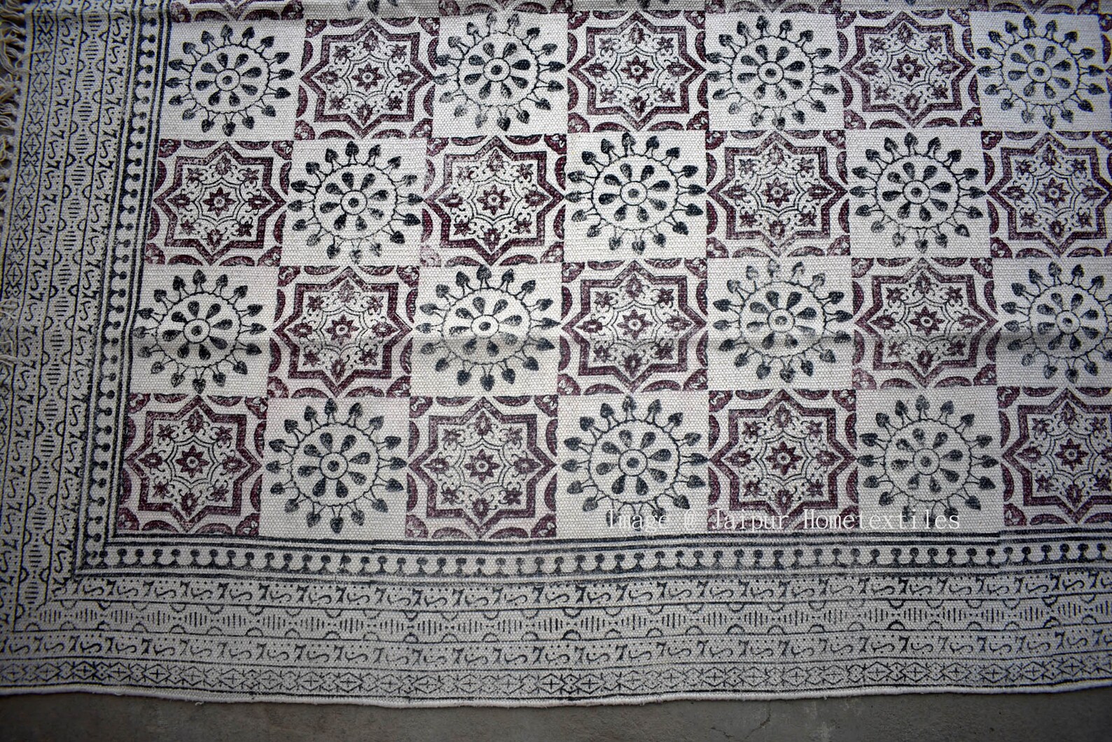 3x5ft Indian rugs cotton rug woven rug area rugs for sale | Etsy