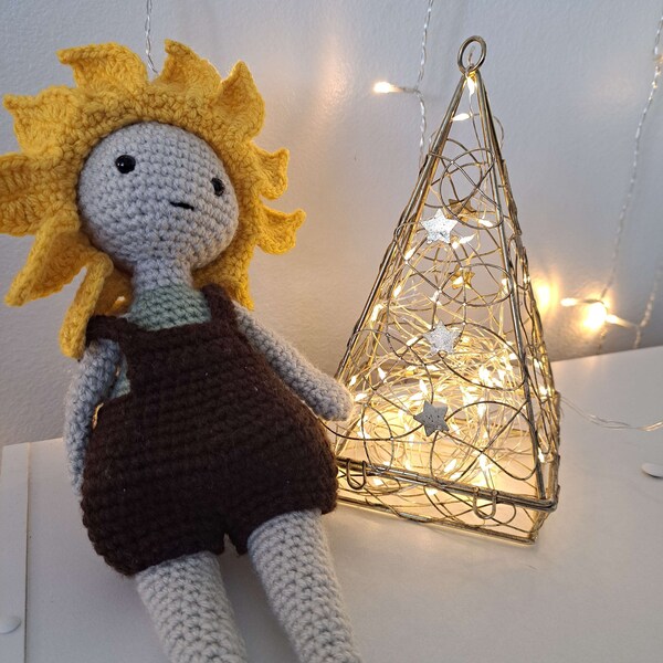 Crochet Sunflower Doll Pattern - Etsy