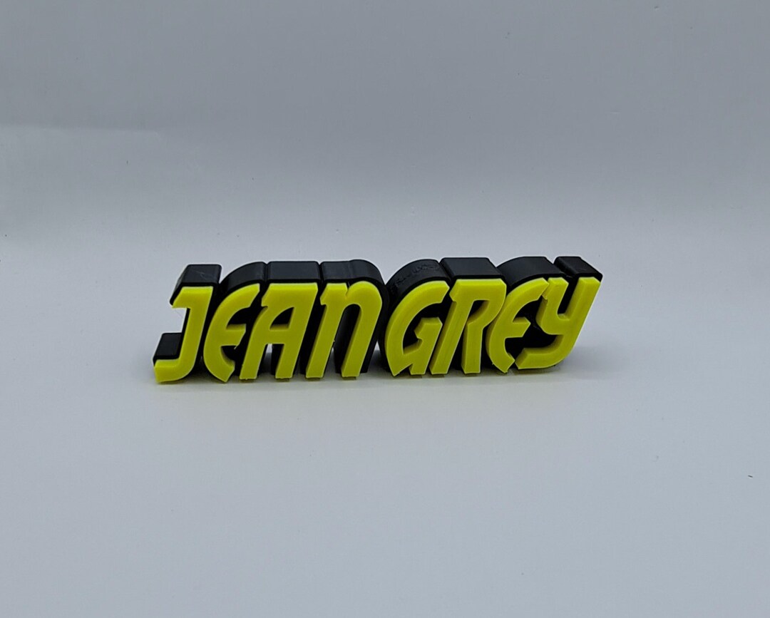 X-MEN Jean Grey Logo Sign Desktop Shelf Art - Etsy