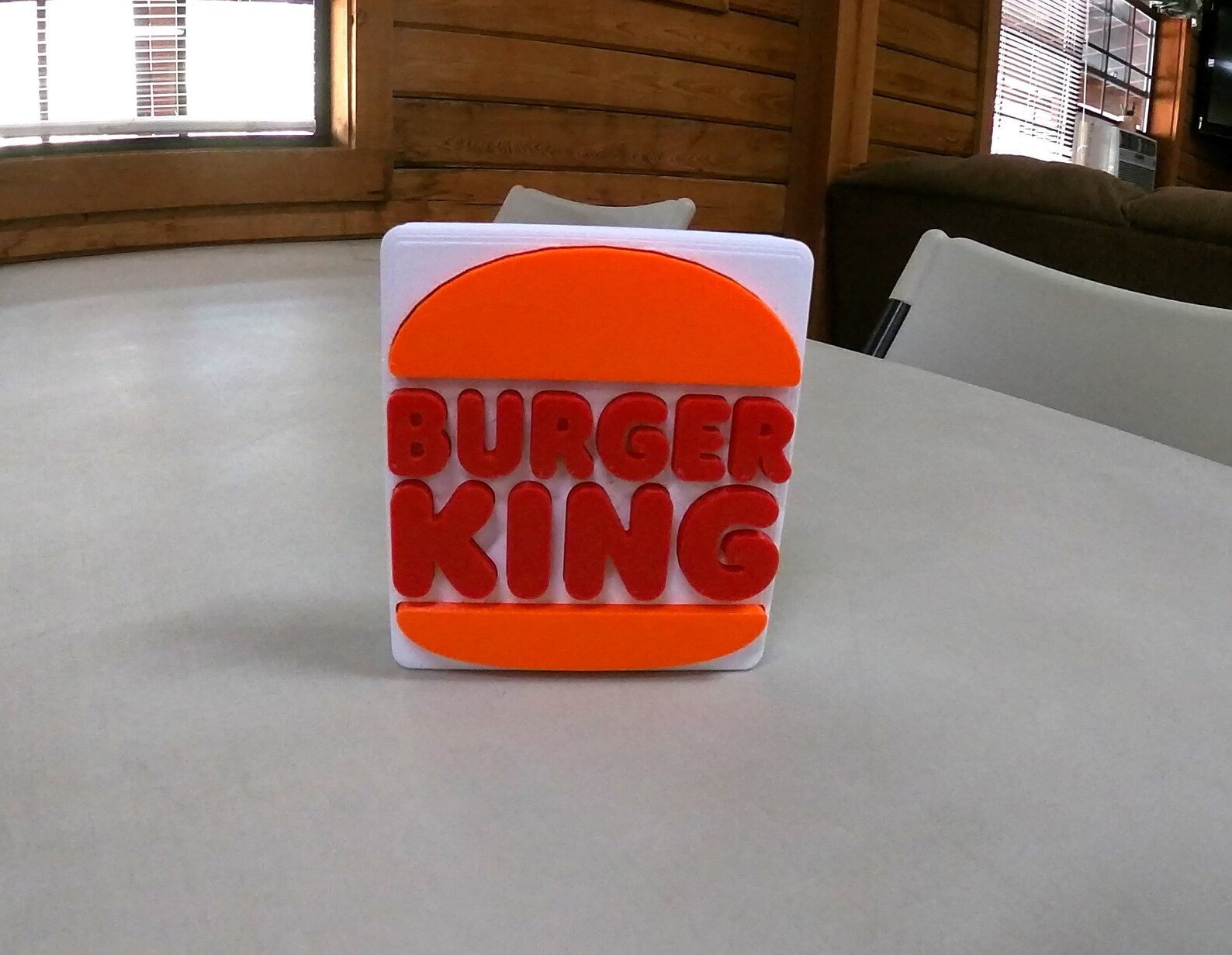 Burger King Style Logo Desk Shelf Art - Etsy