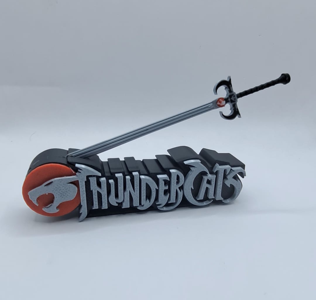 1980s Cartoon Thundercats Logo Sign Desk Shelf Art - Etsy