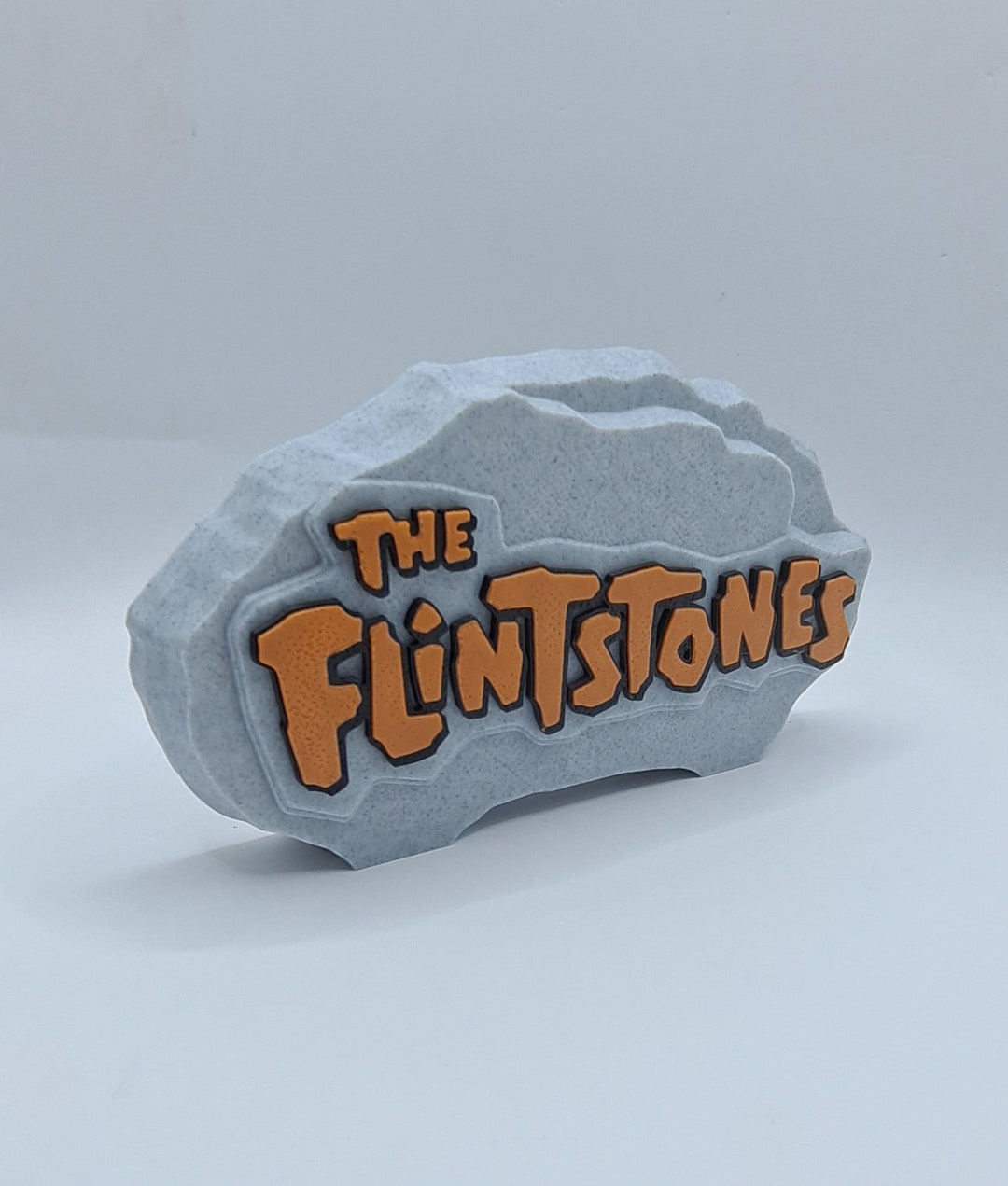 1960s Hanna Barbera Cartoon the Flintstones Logo Sign Desk Shelf Art - Etsy