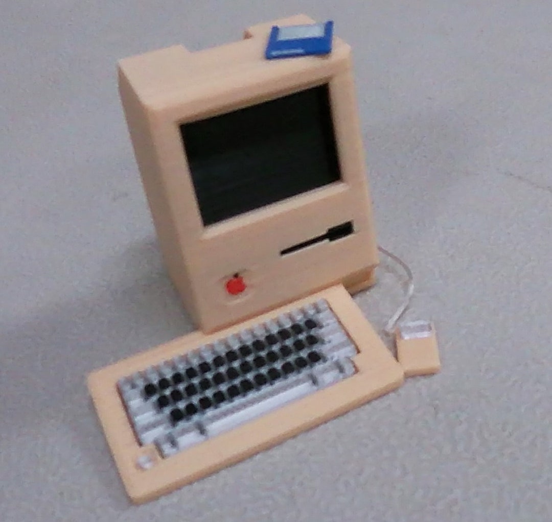1980s Macintosh Computer Diorama With Joystick Extra Computer Disks - Etsy