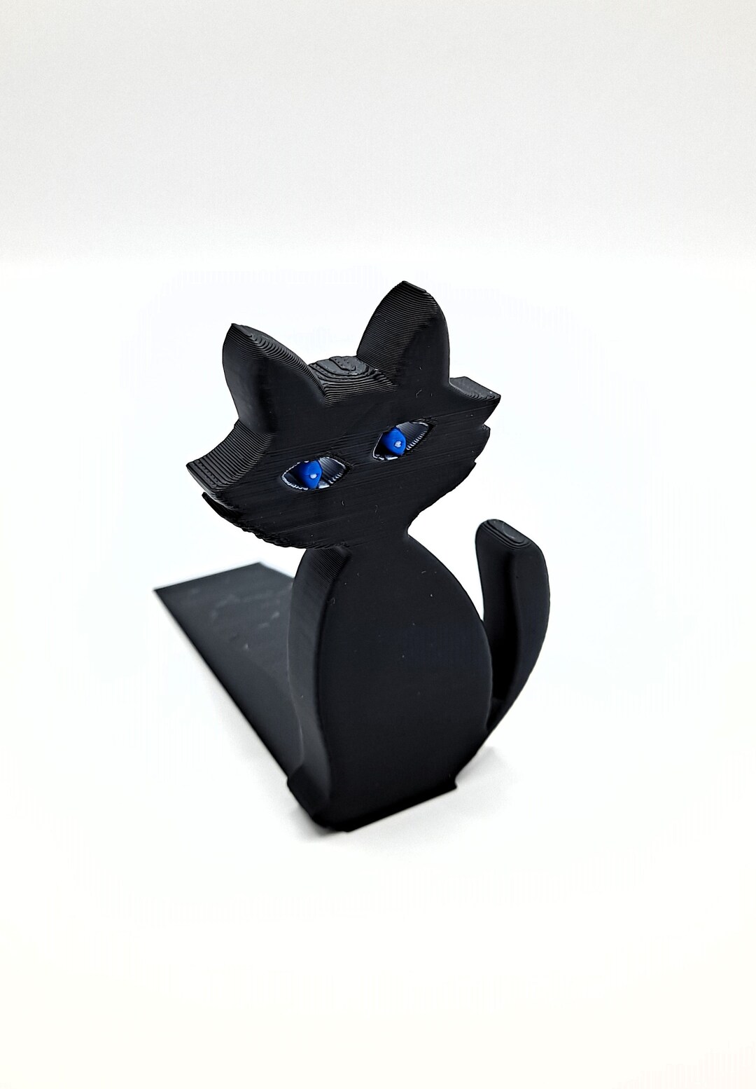 2 Kitty Pussy Cat With Blue Eyes Door Stops Etsy 8420