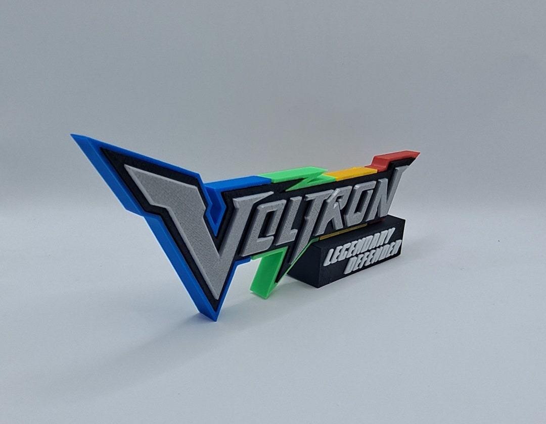 2016 Dreamwork's Voltron Legendary Defender Sign Desktop Logo - Etsy