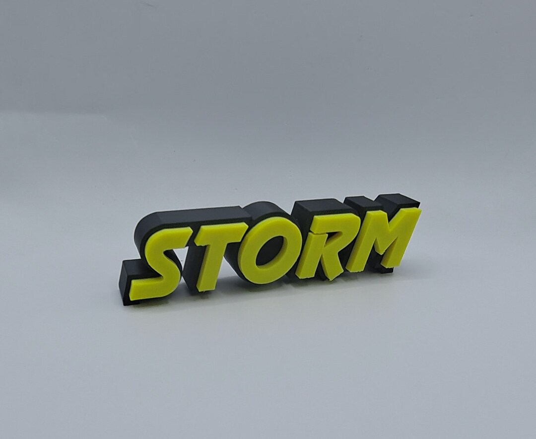 X-MEN Storm Logo Sign Desktop Shelf Art - Etsy