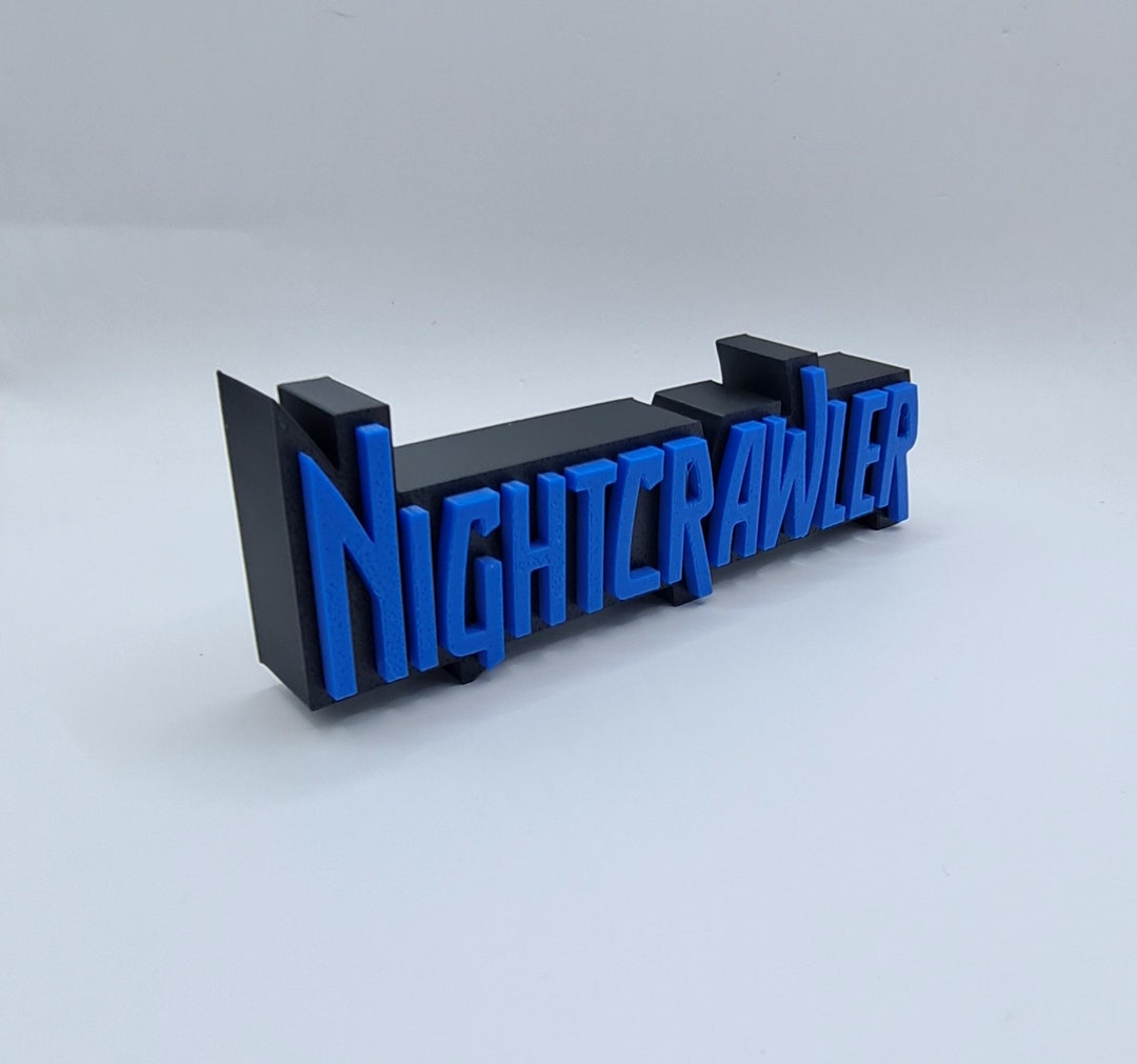 X-MEN Nightcrawler Logo Sign Desktop Shelf Art - Etsy