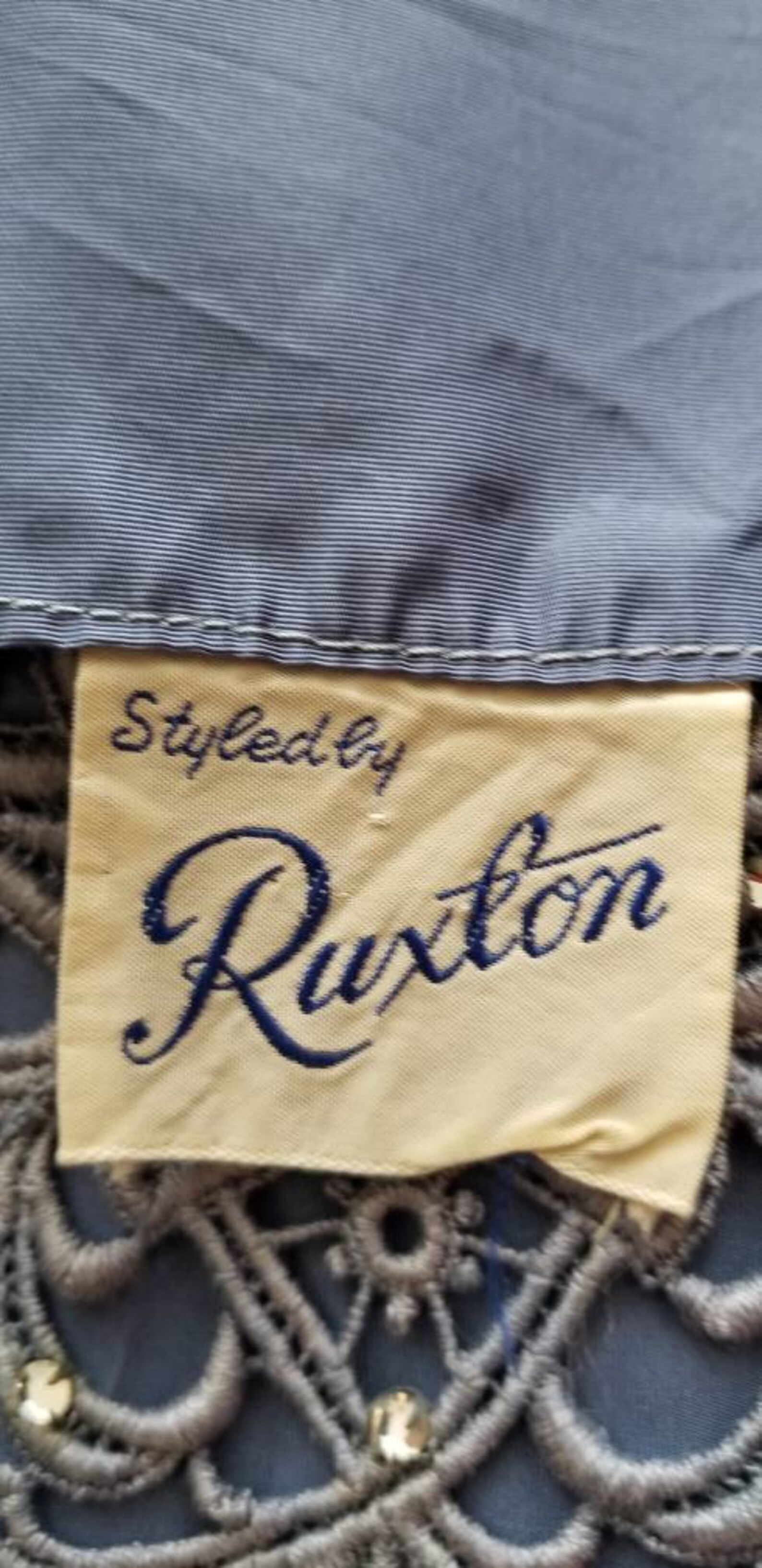 Vintage 1950s Styled by Ruxton Steel Violet Cocktail Dress With Lace ...