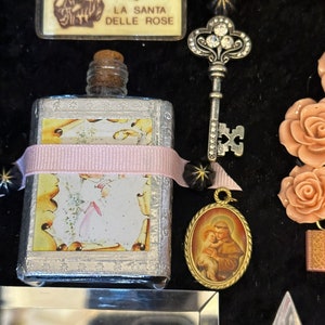 Vampire Slayer Kit, Shadow Box, Dracula Memorabilia, Crucifix, Rosary ...