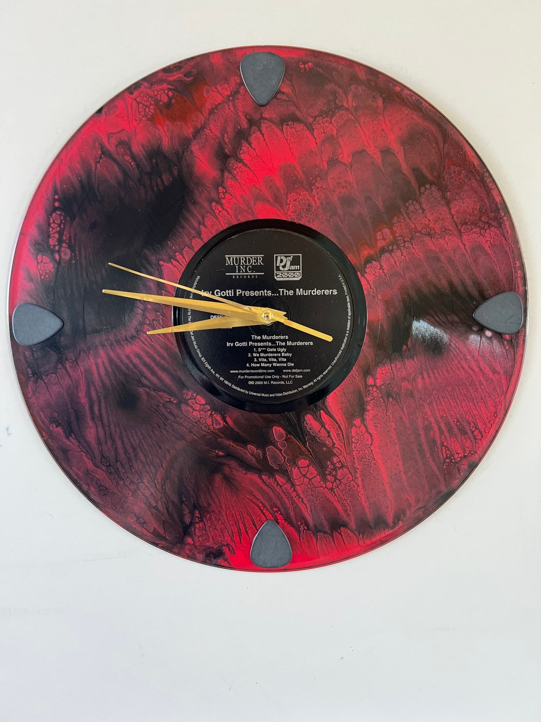 Irv Gotti - Hand Painted Record Album Clock - Wall Art - Room Decor ...