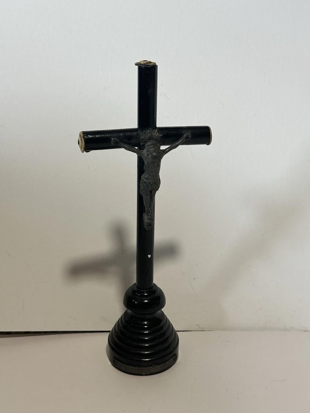 Antique Altar Cross Crucifix Wood & Bone Tips - Etsy