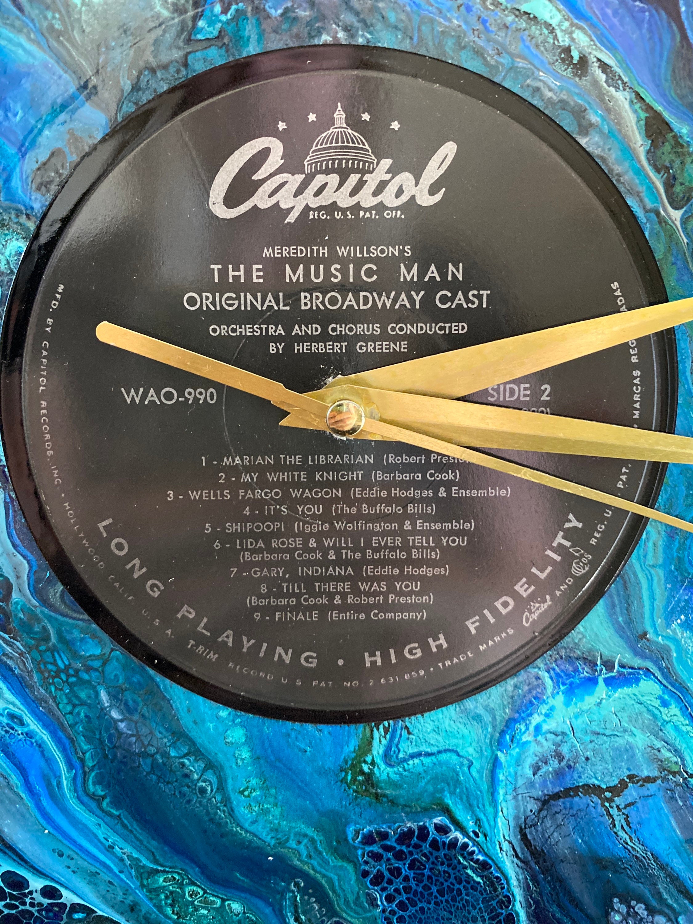 The Music Man Original Broadway Cast Record album wall | Etsy