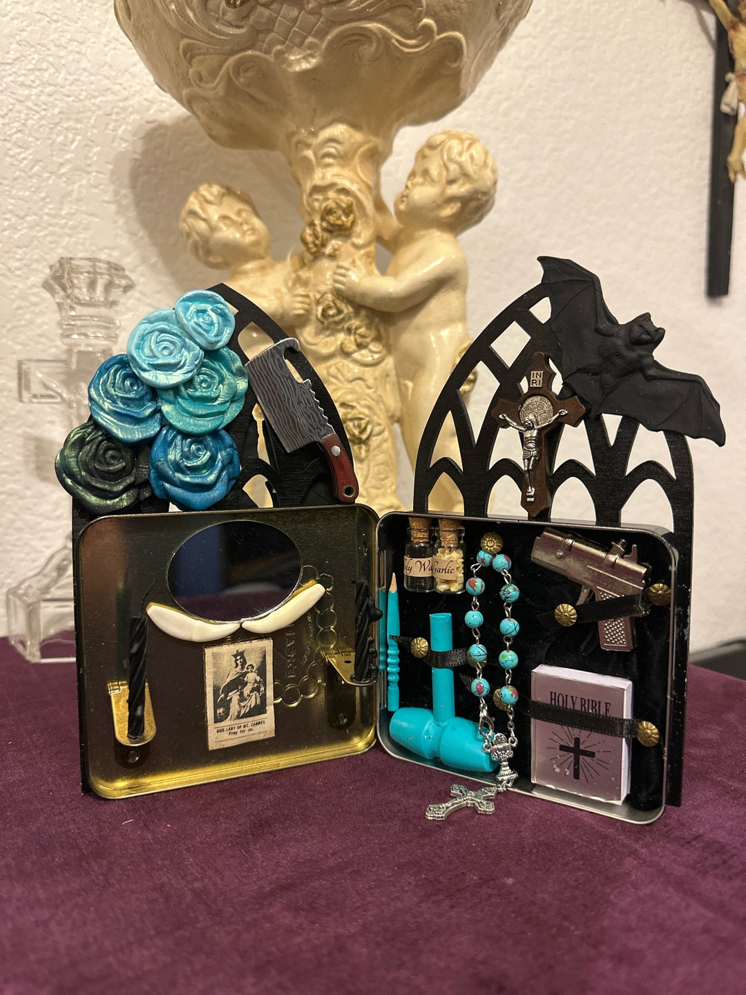 Super Mini Vampire Slayer Kit Cigar Tin Dracula Memorabilia - Etsy