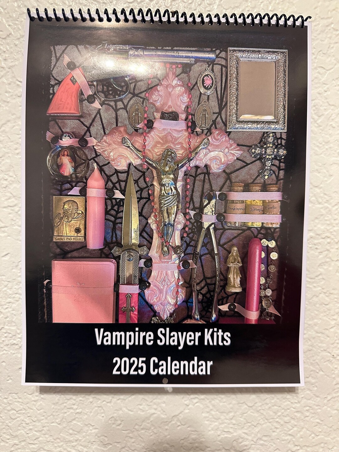 Vampire Slayer Kit 2025 12 Month Wall Calendar, Color Photos - Etsy