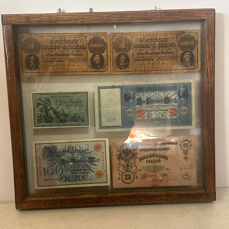 Currency Display Frame - Etsy