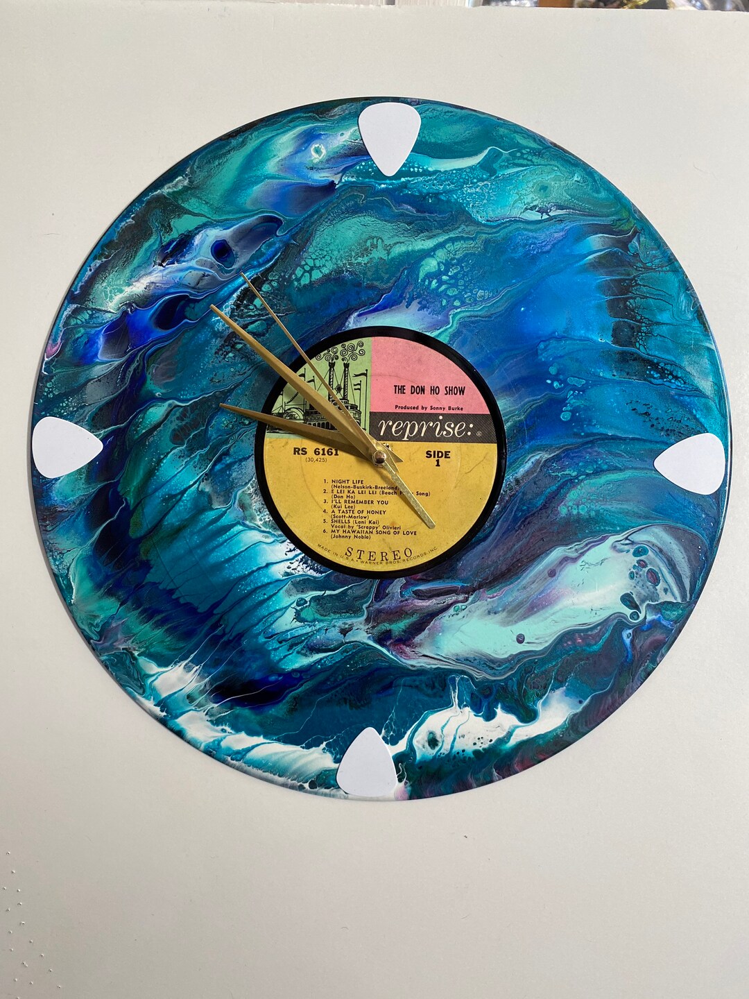 Don Ho Hand Painted Record Album Clock Wall Art Room - Etsy