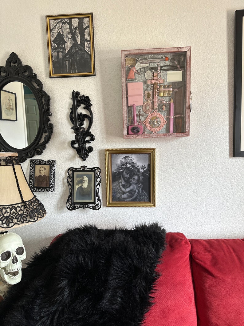 Vampire Slayer Kit Shadow Box Dracula Memorabilia Crucifix - Etsy