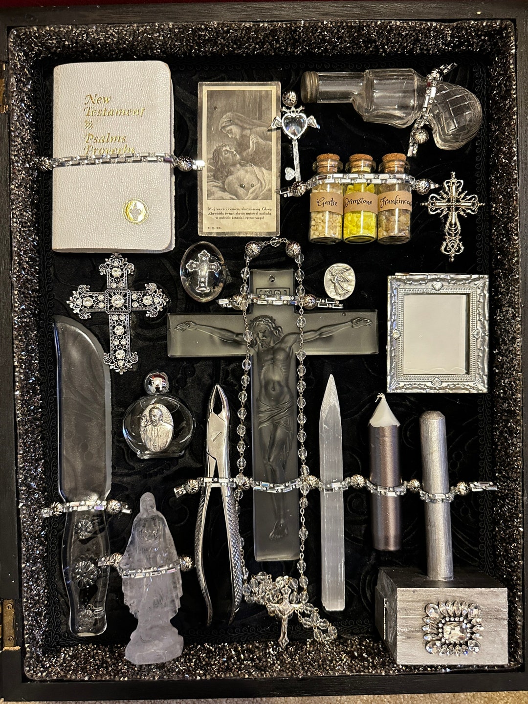 Vampire Slayer Kit, Shadow Box, Dracula Memorabilia, Oddities and ...