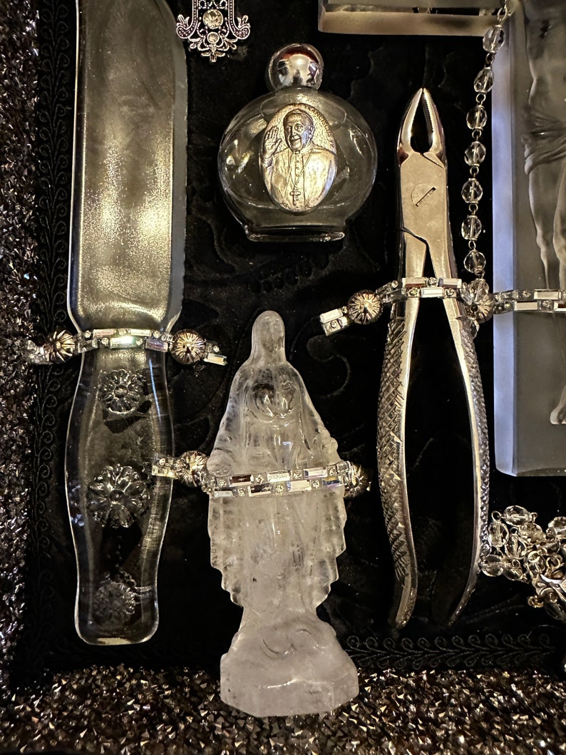 Vampire Slayer Kit Shadow Box Dracula Memorabilia Crucifix - Etsy