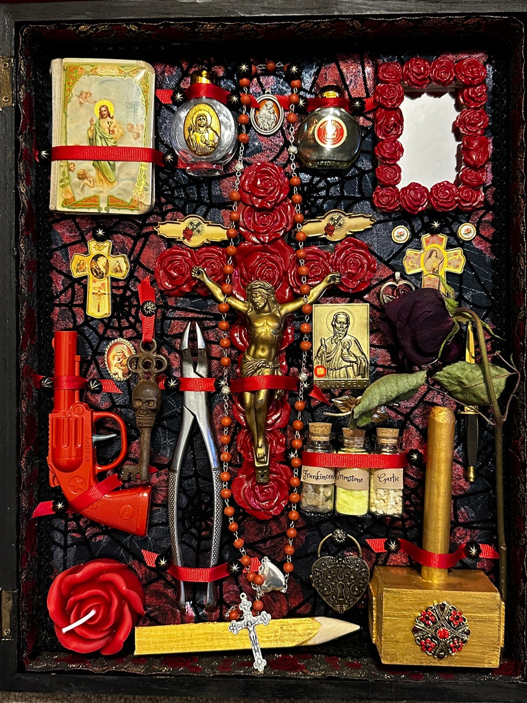 Vampire Slayer Kit, Shadow Box, Dracula Memorabilia, Dark Academia ...