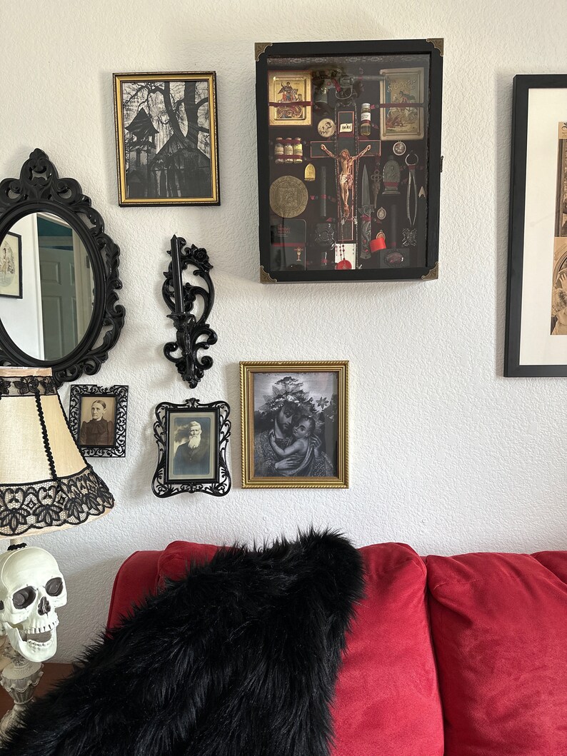 Vampire Slayer Kit Shadow Box Dracula Memorabilia Crucifix - Etsy